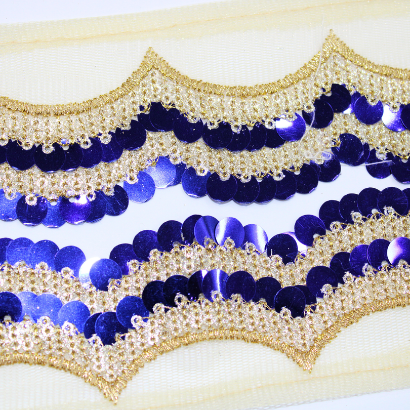 Sequin Coin-Shaped Trim – Our Knots