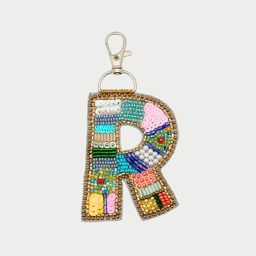 Color Crush Bag Charm 'R' Bag Charm – Our Knots