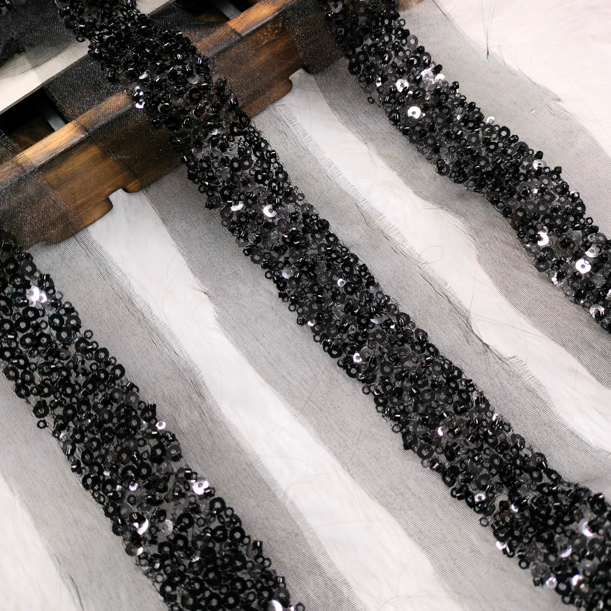 Dense Beadwork Designer Trim – Our Knots