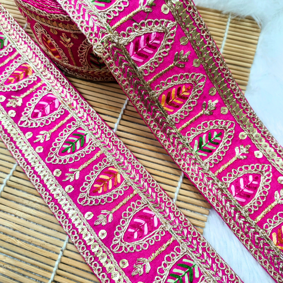 Embellished Multicolor Trim – Our Knots